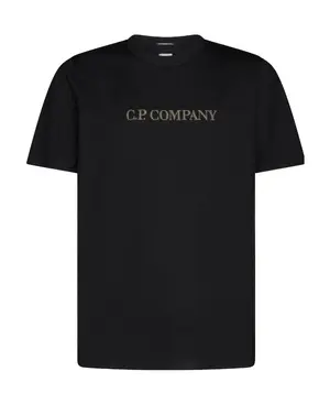 C.P. COMPANY Embroidered-logo Cotton T-shirt