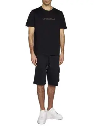 C.P. COMPANY Embroidered-logo Cotton T-shirt