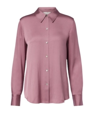 Vince Silk-blend Shirt - Pink