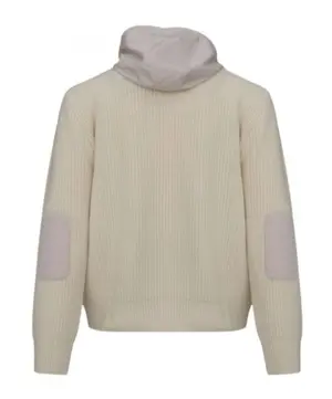 Paul & Shark Long-sleeved Patchwork Cardigan