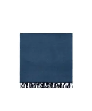 Loro Piana Tasseled Scarf - Blue