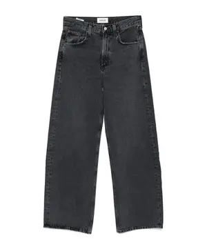 AGOLDE Five-pocket Denim Trousers - Black