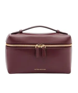 Victoria Beckham Vanity Logo Zip Shoulder Bag - Red