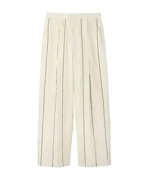 Jacquemus Striped Pajama Pants - White