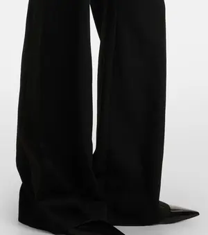Victoria Beckham Cami Cutout Crêpe Satin Jumpsuit Wide Leg