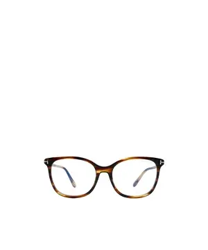 TOM FORD Geometric-frame Glasses - Brown