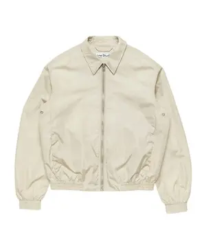 Acne Studios Logo-print Zip-up Jacket - Nude