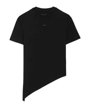 Zadig&Voltaire Short Sleeve Asymmetrical T-shirt