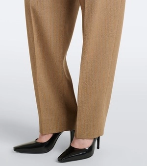 RÓHE Daria Wool-blend Tapered Pants