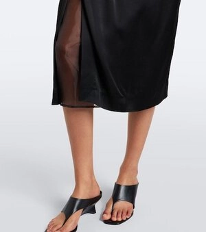 RÓHE Gathered Midi Dress