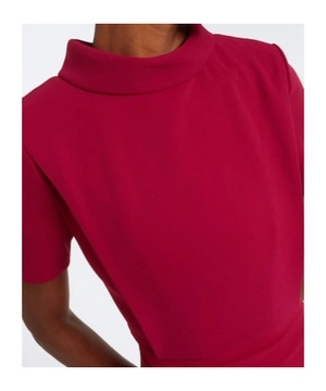 Roland Mouret Cady Midi Dress - Red