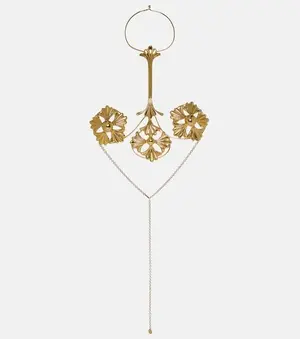 Rabanne Embellished Halterneck Top - Brown