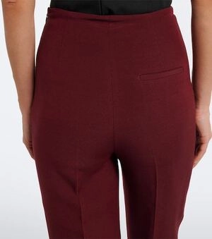 Roland Mouret Wool And Silk Wide-leg Trousers