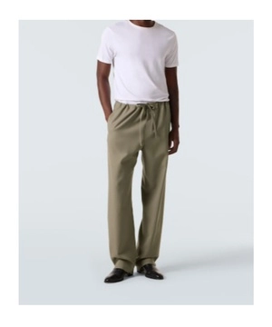 Calvin Klein Benjamin Wool Straight Pants