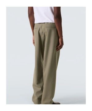 Calvin Klein Benjamin Wool Straight Pants