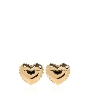 Marc Jacobs Logo Earrings - Yellow
