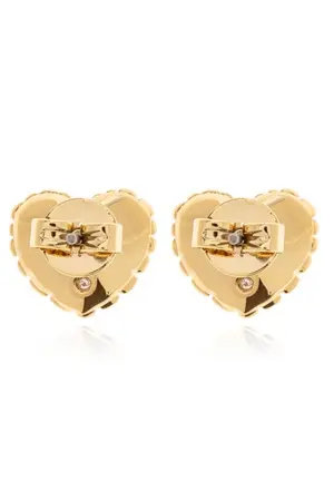 Marc Jacobs Logo Earrings