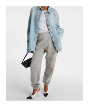 Attico Asymmetric Denim Shirt