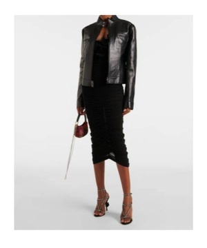 Magda Butrym Leather Biker Jacket