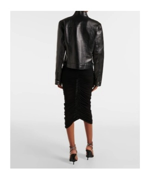 Magda Butrym Leather Biker Jacket