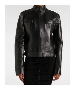 Magda Butrym Leather Biker Jacket