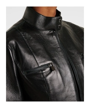 Magda Butrym Leather Biker Jacket