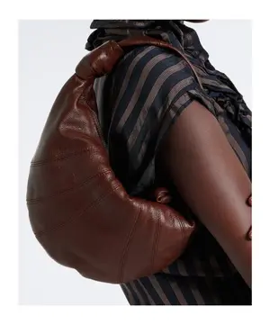 LEMAIRE Fortune Croissant Small Leather Shoulder Bag
