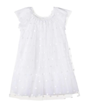 Bonpoint Lisabeth Embroidered Tulle Dress