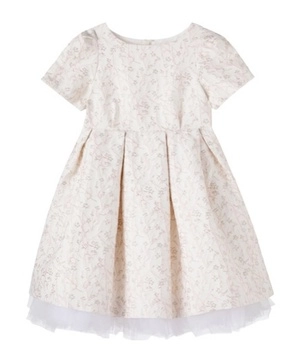 Bonpoint Lilibet Floral Cotton-blend Dress - White
