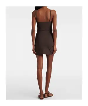 Christopher Esber Cutout Embellished Ring-detail Minidress