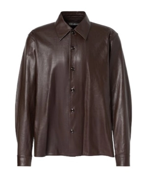 Our Legacy Welding Leather Overshirt