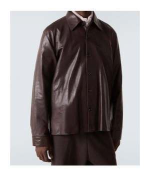Our Legacy Welding Leather Overshirt