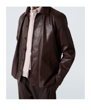 Our Legacy Welding Leather Overshirt