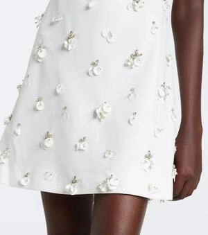 Simkhai Ziva Embellished Crepe Mini Dress