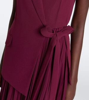 Simkhai Helena Crepe Midi Dress