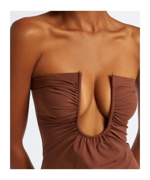 Christopher Esber Arced Ruched Maxi Dress