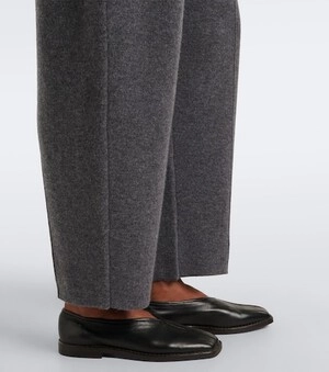 LISA YANG Wrenda Cashmere Barrel-leg Pants