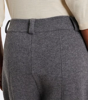 LISA YANG Wrenda Cashmere Barrel-leg Pants