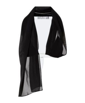 Christopher Esber Silk Scarf Bra Top - Black