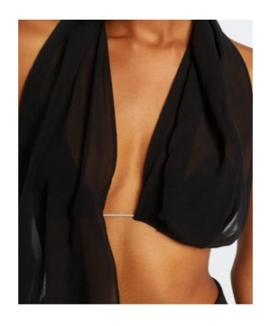 Christopher Esber Silk Scarf Bra Top