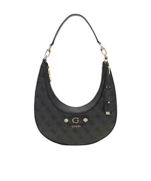 Guess Lindsey Hobo Bag - Dark Gray