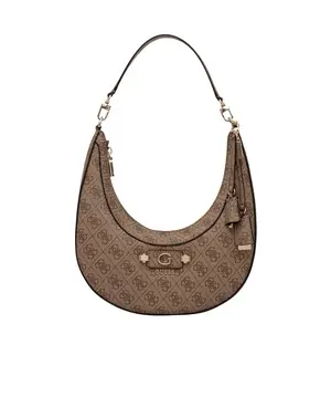 Guess Lindsey Hobo Bag - Brown