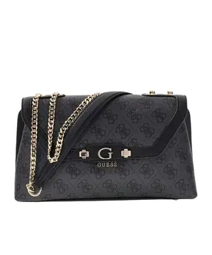 Guess Lindsey Crossbody Bag - Dark Gray