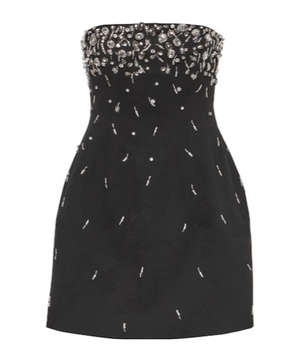 Simkhai Arta Embellished Bustier Minidress - Black