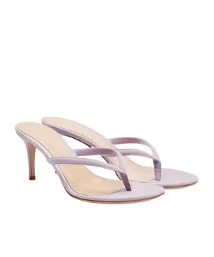 GIANVITO ROSSI Calypso Suede Thong Sandals