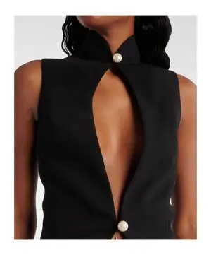 MUGLER Openwork Mini Dress