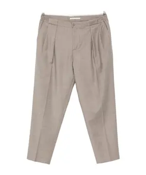 BRIGLIA 1949 Button-detail Casual Trousers - Nude