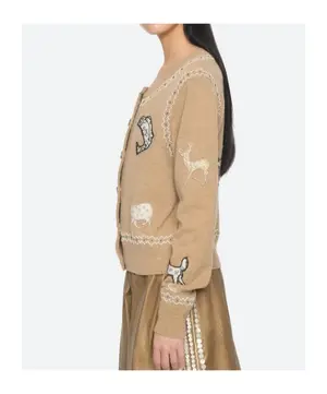 Sea Winslow Animal-patch Cardigan