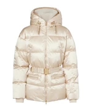Bogner Lyra Belted Down Ski Jacket - Nude