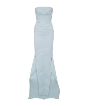 Maticevski Notorious Crepe Corset Gown - Gray